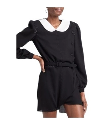 MAISON MARGIELA Long-sleeved Shirt Dress With Belt