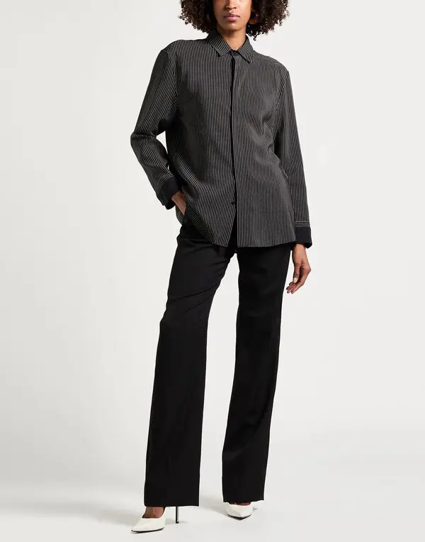 Saint Laurent Striped Long Sleeve Shirt