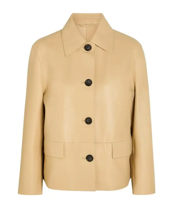 TOTEME Bonded Leather Jacket