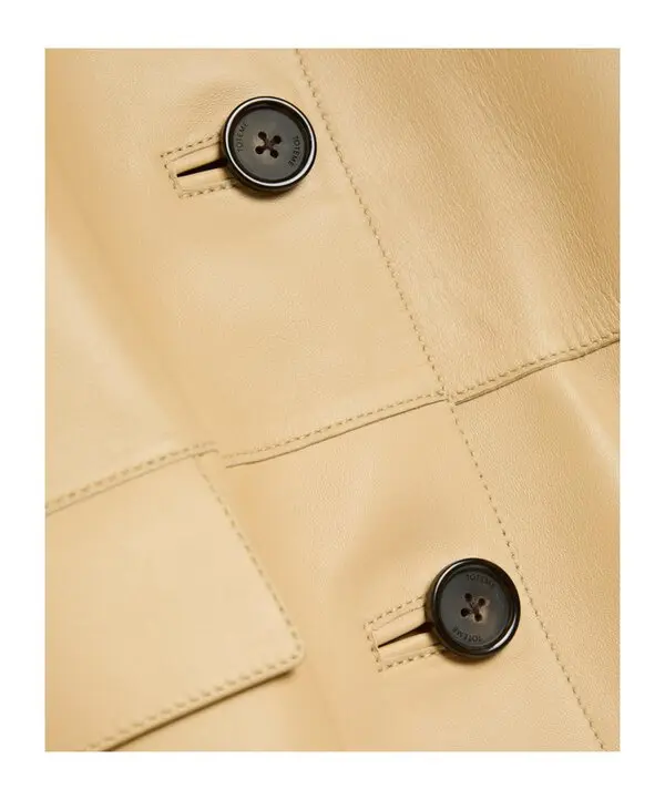 TOTEME Bonded Leather Jacket