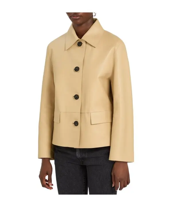 TOTEME Bonded Leather Jacket