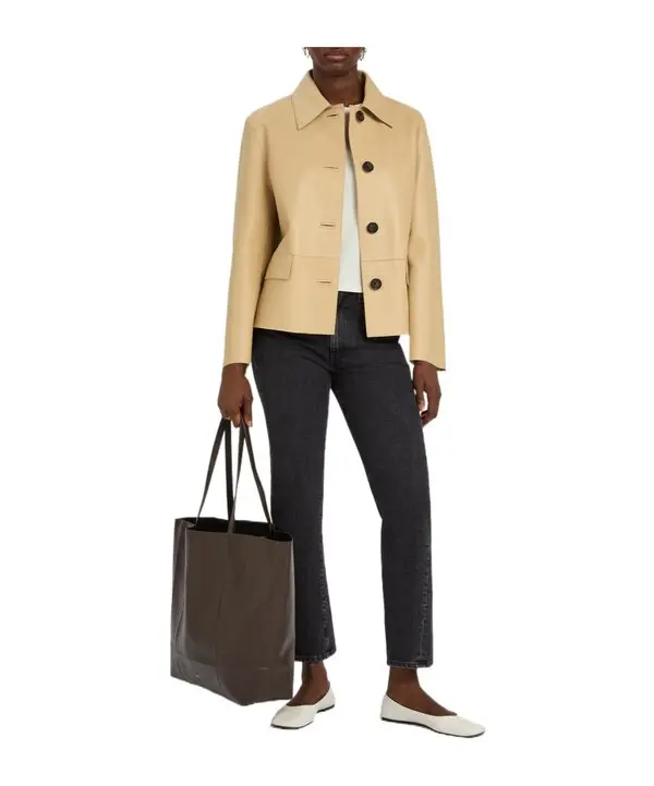TOTEME Bonded Leather Jacket