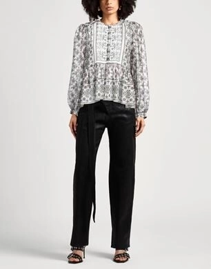 Isabel Marant Étoile Fashion Multi-color Long Sleeve T-shirt