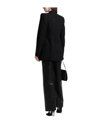 Balenciaga Double-breasted Metallic Blazer