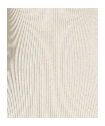 Brunello Cucinelli Ribbed Knit Long Sleeve Top - White