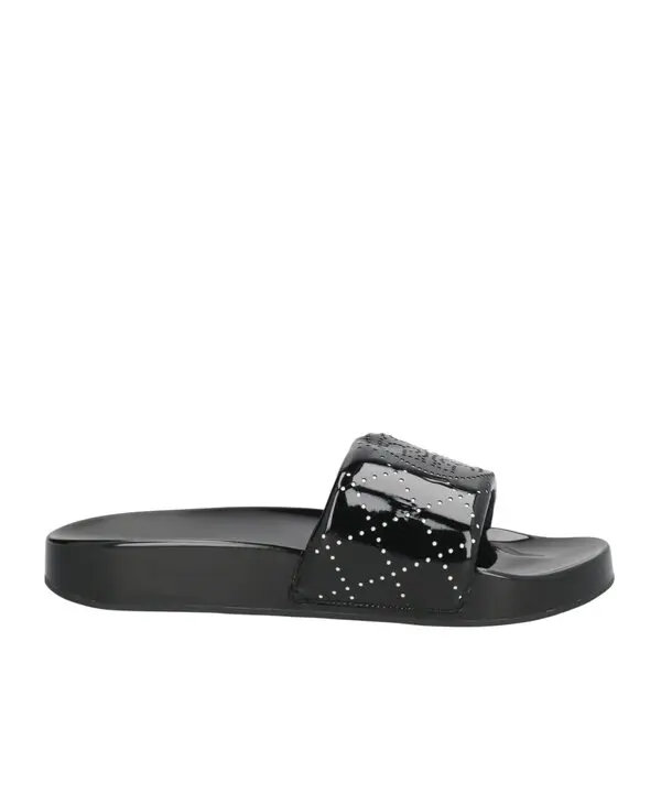 Tory Burch Two-tone Flat Slippers - Black