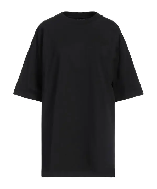 Balenciaga Loose Short-sleeved T-shirt With Rhinestone Logo