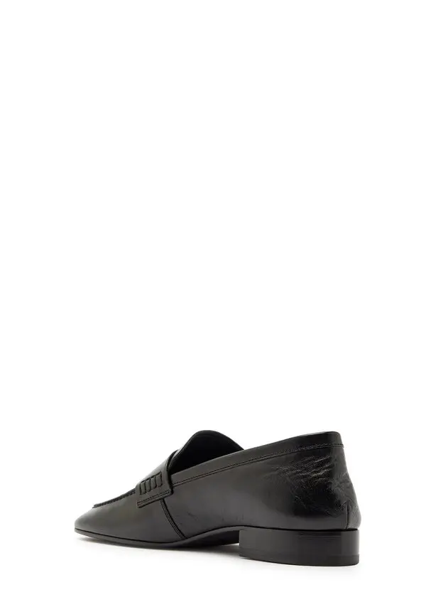 Dries Van Noten Square-toe Leather Loafers