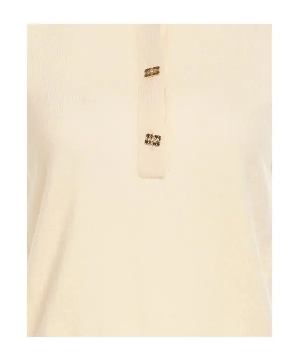 GANNI Fashion Solid Color Sleeveless Knit Top
