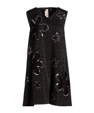 Marni Sleeveless Printed Dress - Black