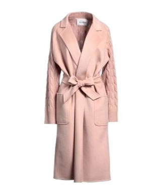 Max Mara Stylish Minimalist Long Belted Coat