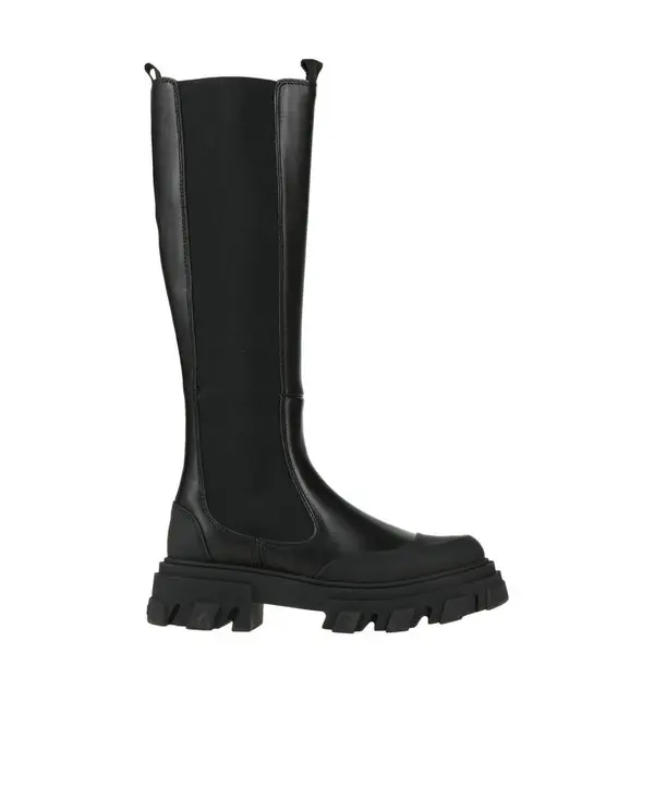 GANNI Platform Leather Boots