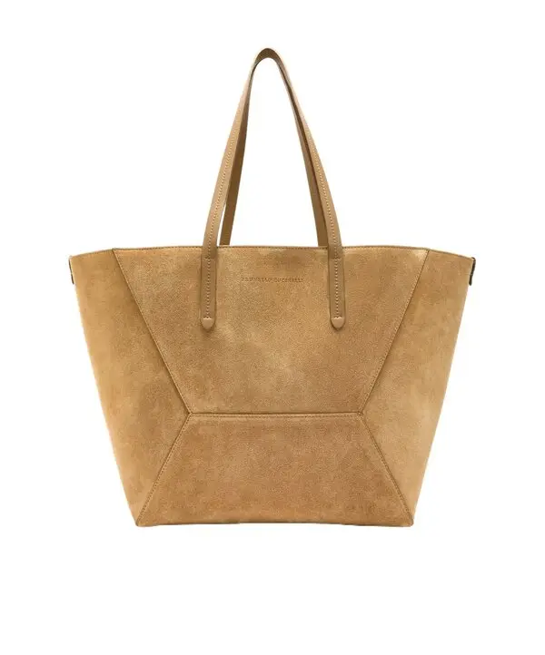 Brunello Cucinelli Suede Tote Bag