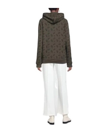 Saint Laurent Animal Print Hoodie