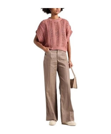 Brunello Cucinelli Loose Straight-leg Linen Pants