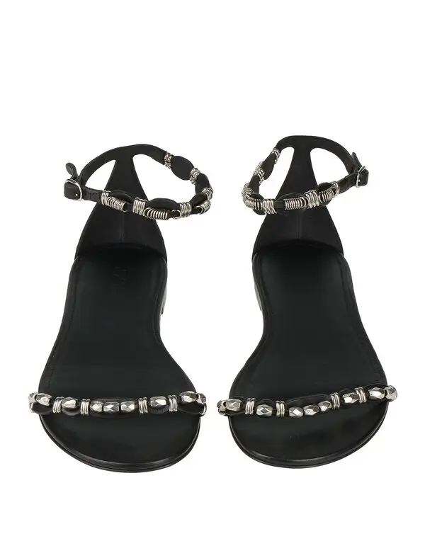 Isabel Marant Étoile Embellished Leather Flat Sandals