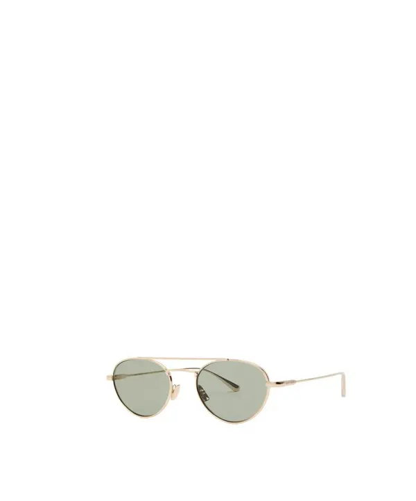 Saint Laurent Round Frame Metal Sunglasses