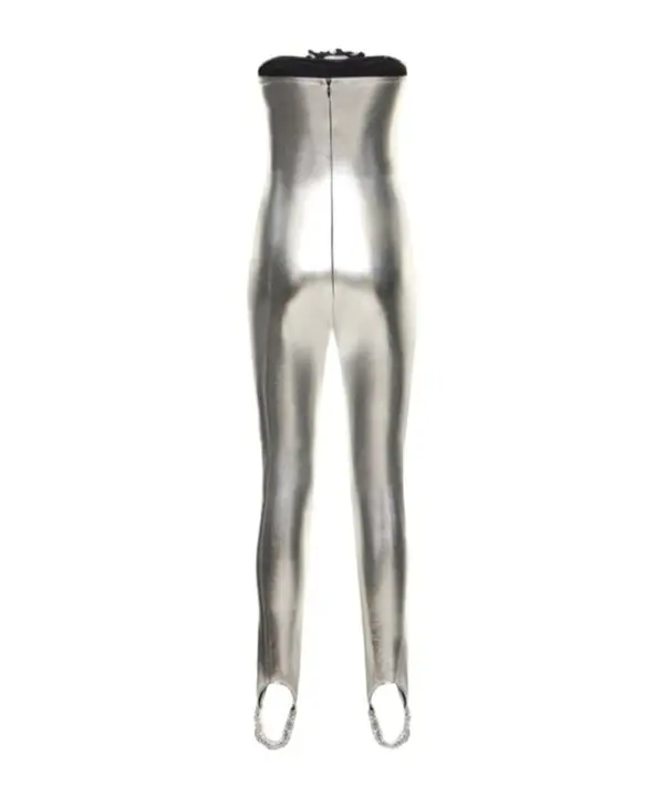 Giuseppe Di Morabito Strapless Jumpsuit With Floral Applique