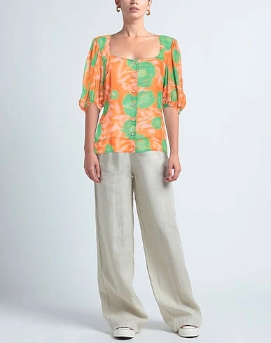 GANNI Multi-color Short-sleeve Top