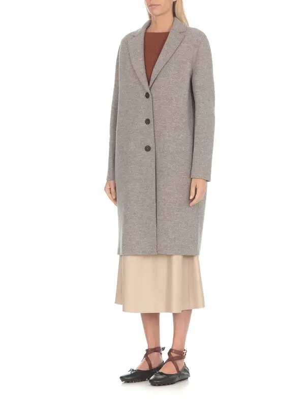 Harris Wharf London Long Sleeve Tailored Coat