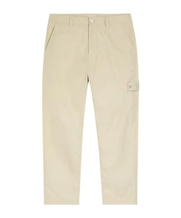 Stone Island Ghost Logo Cotton Trousers