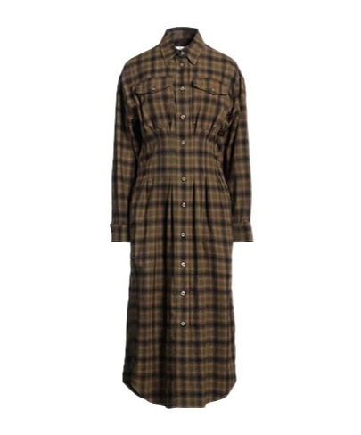 Isabel Marant Étoile Checked Tartan Shirt Dress