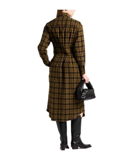 Isabel Marant Étoile Checked Tartan Shirt Dress