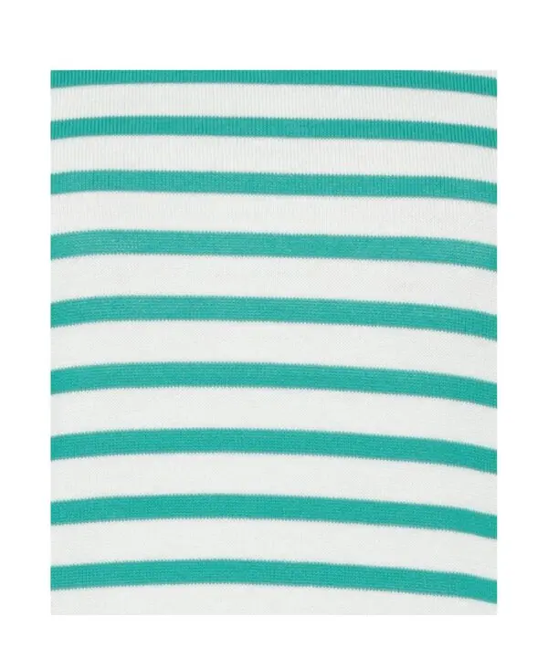 Max Mara Striped Short-sleeve Knitted Top