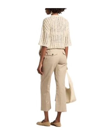Brunello Cucinelli Solid Color Wide-leg Pants