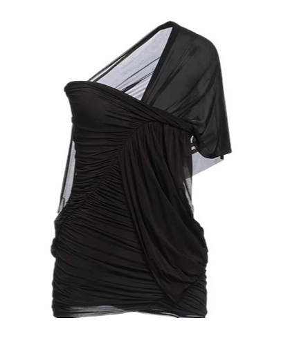 Rick Owens One-shoulder Draped Top