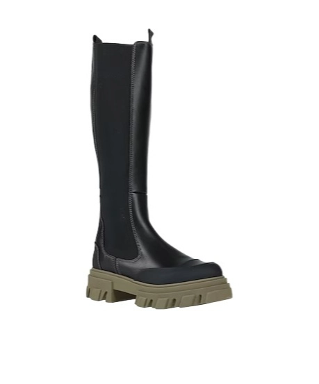 GANNI Minimal Leather Boots