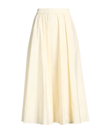MAXCO. Max&co. Flared Midi Skirt In Taffeta