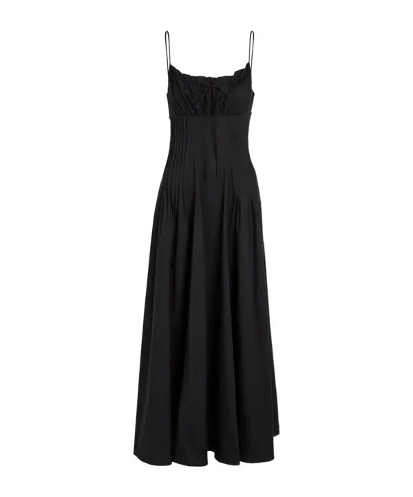 Staud Stretch-cotton Midi Dress