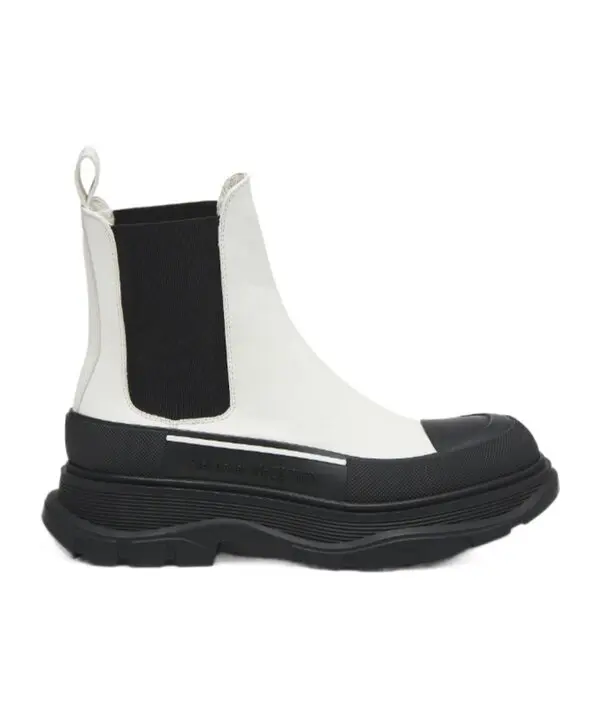 Alexander McQueen 45mm Slick Platform Chelsea Boots