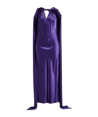 Max Mara Minimalist Stylish Satin Sleeveless Evening Dress