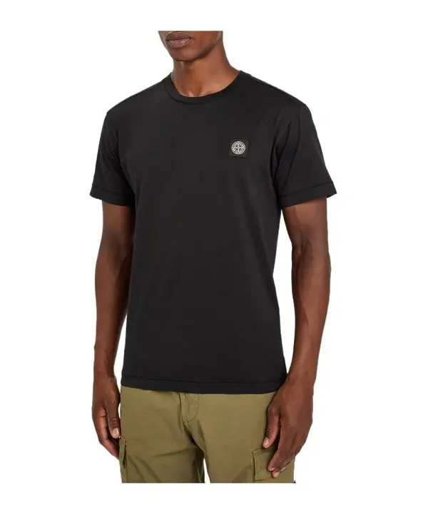 Stone Island Compass Logo Cotton T-shirt