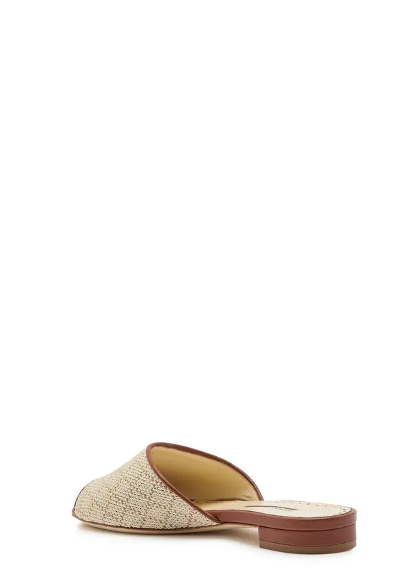 Manolo Blahnik Woven Leather Sandals