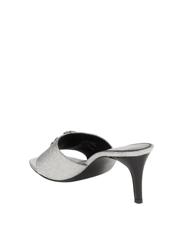 Tory Burch Sequin Embellished Stiletto Heel Slide Sandals