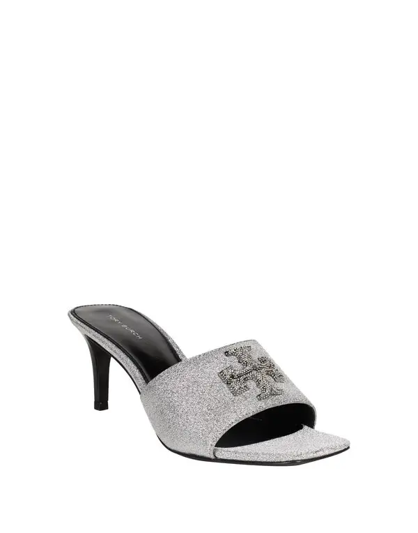 Tory Burch Sequin Embellished Stiletto Heel Slide Sandals