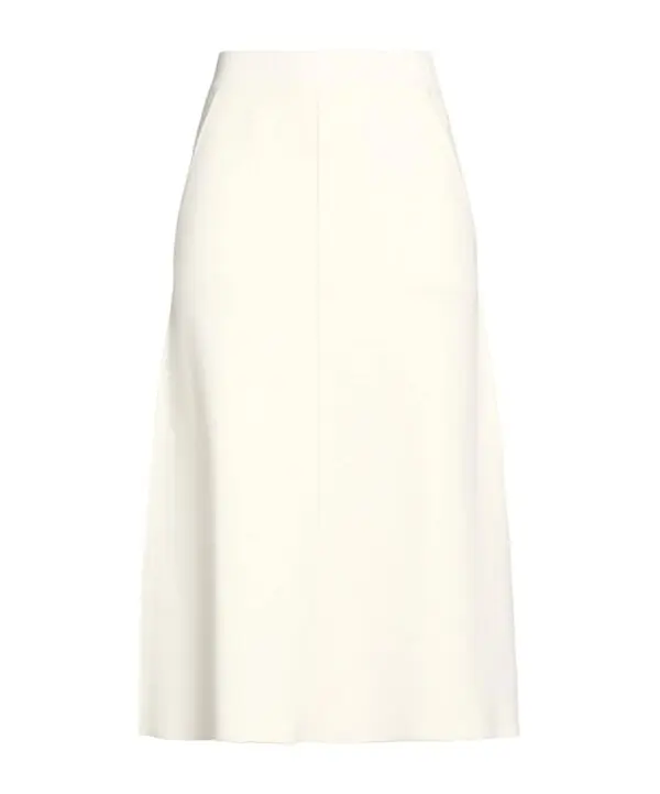 Max Mara Solid Color Knitted Umbrella Skirt
