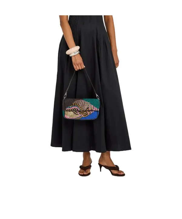 Staud Timmy Beaded Shoulder Bag