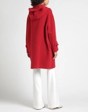 Max Mara Minimalist Double-breasted Hooded Coat