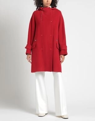 Max Mara Minimalist Double-breasted Hooded Coat