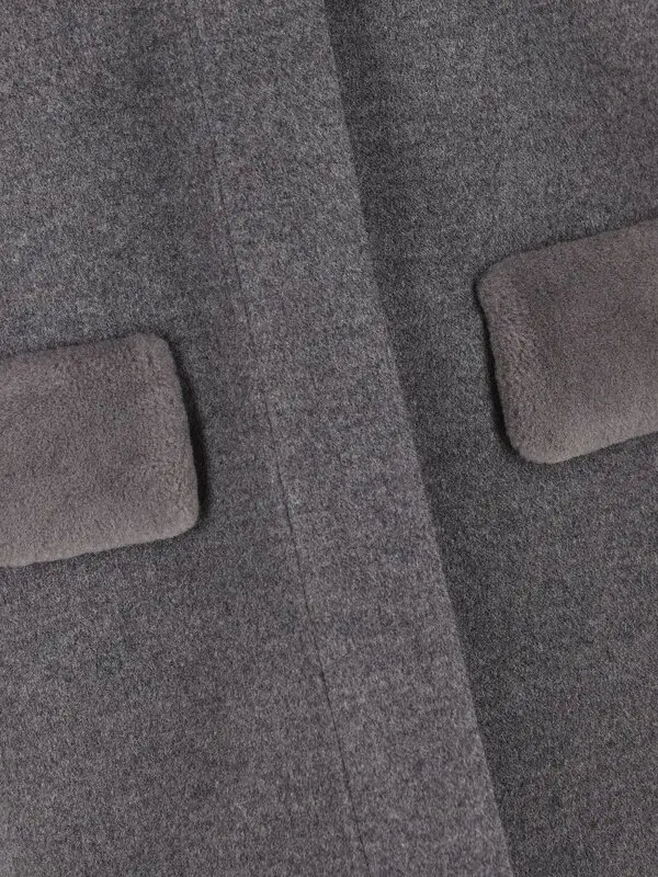 Fendi Long Sleeved Hooded Coat