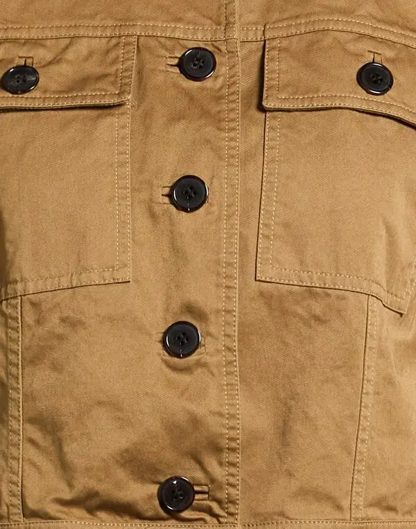 Saint Laurent Minimalist Solid Color Casual Coat