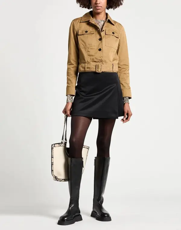 Saint Laurent Minimalist Solid Color Casual Coat