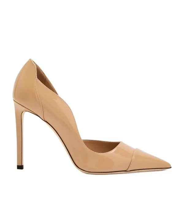 JIMMY CHOO Brigitte 100 Patent Leather Pumps