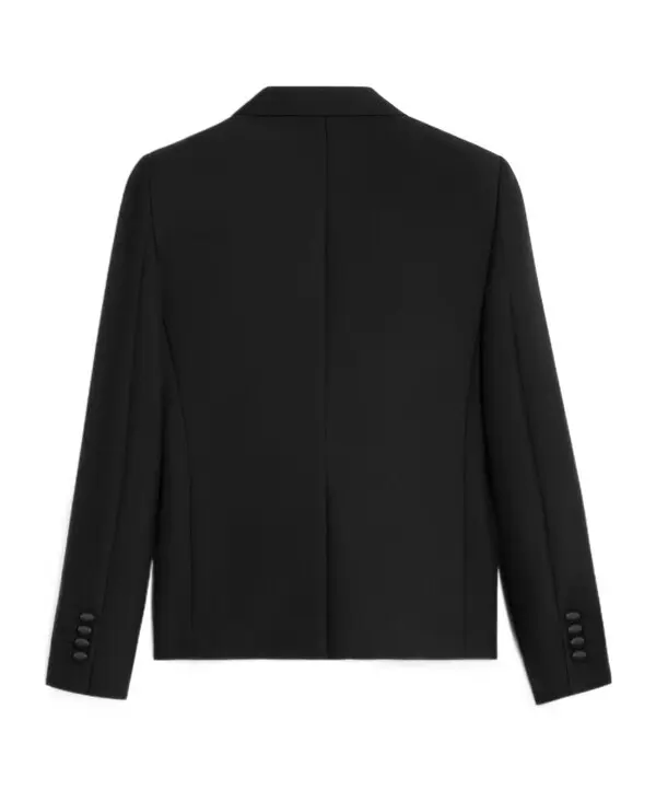 Celine Short Tux Jacket In Wool And Mohair