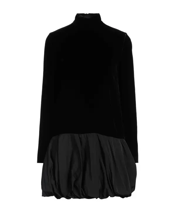 Max Mara Minimalist Solid Color Balloon Dress