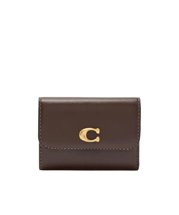 COACH Essential Logo Leather Wallet - Brown